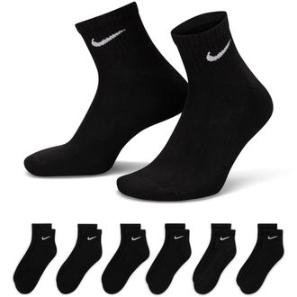 Nike Sportsocken NIKE EVERYDAY CUSHIONED TRAINING ANKLE S, Herren, Gr. XL (46/50), schwarz, Obermaterial: 100% Textilmaterial, Socken Sportsocken, Topselle