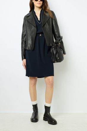 Gerard Darel Robe courte &agrave; volants - SIENNA - Marine