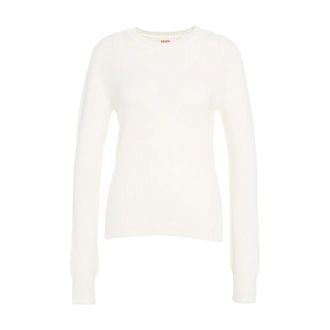 MVM Mvm, Femme, Pulls, Blanc, Taille: 38 FR V54630 Luna Knit Sweater