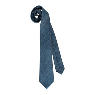 Kiton Homme, Accessoires, Bleu, Taille: ONE Size Cravate en soie &agrave; motifs