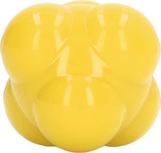 CHICIRIS Reaktionsball, Gummi-Hex-Trainer f&uuml;r Beweglichkeit und Hand-Augen-Koordination, Verbessert die Leistung Beim Basketball und Tennis (Yellow)
