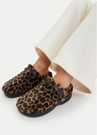 Crocs Hausschuhe Classic Unfurgettable Animal Clog 212002 Braun
