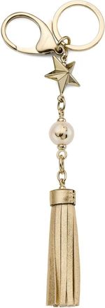 Jimmy Choo London Schl&uuml;sselanh&auml;nger mit Sternquasten - Gold
