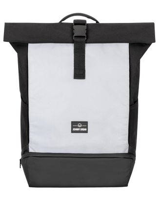 Johnny Urban Rucksack Herren & Damen Schwarz - Allen Large - Rolltop Backpack Gro&szlig; f&uuml;r Fahrrad, Arbeit, Uni - Laptop Tagesrucksack mit Schuhfach - Wasserabweisend