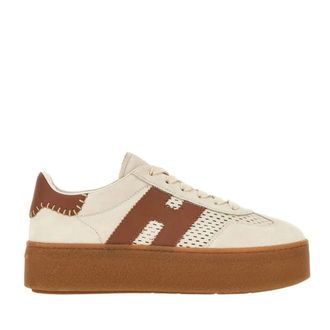 Hogan Femme, Chaussures, Beige, Taille: 35 EU Cool Baskets