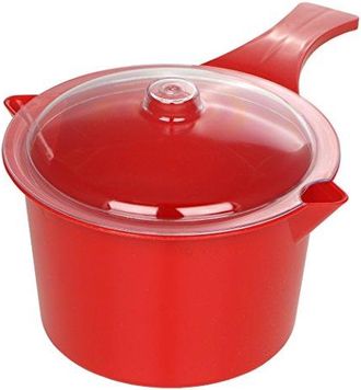 Pendeford Easycook Casserole pour micro-ondes avec couvercle 0,9 l Rouge