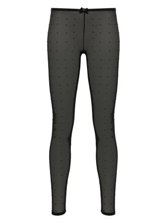 Dsquared2 Netzstrumpfhose mit Strass - Schwarz