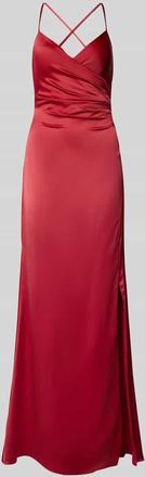 Jake*s Abendkleid mit V-Ausschnitt