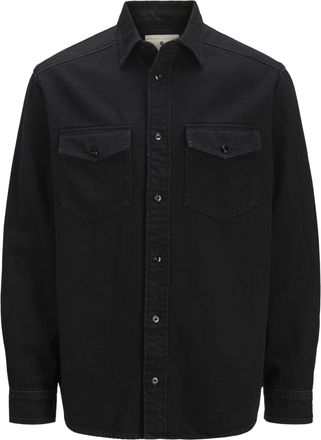 Jack & Jones Herren Jprblubruce Denim L/S Shirt, Black, Medium
