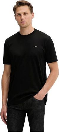 Paul & Shark T-shirt en coton imprim&eacute; logo - Homme - Tops - Noir - Taille: 2XL