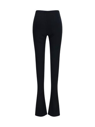 Gucci Womens Jersey Cr&ecirc;pe Pants Black Viscose; Elastane Trousers
