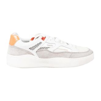 Geox Homme, Chaussures, Blanc, Taille: 40 EU Baskets à Bout Rond