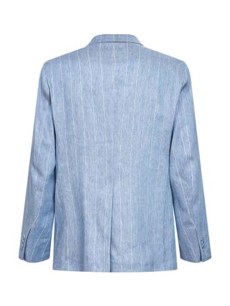 Tagliatore Mens Blazer New York Light Blue Linen Blend Jacket