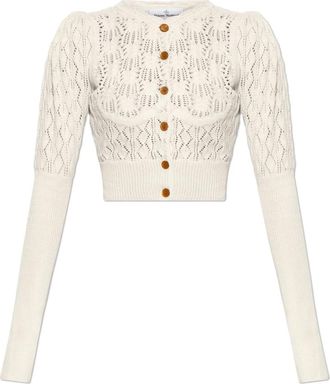Vivienne Westwood Femme, Pulls, Beige, Taille: 36 FR Ella Cardigan