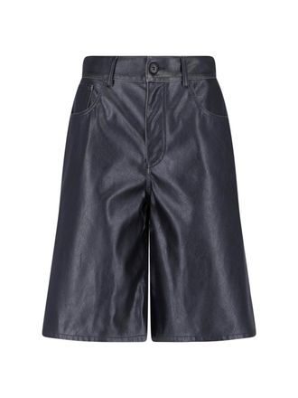 Maison Margiela Faux Leather Shorts