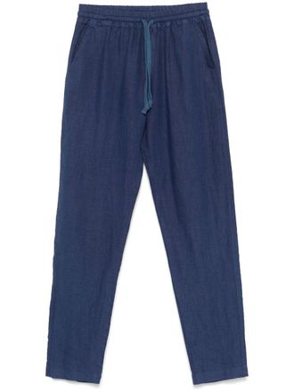 Fedeli pantalon en lin - Bleu
