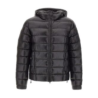 Colmar Gl&auml;nzende Daunenjacke mit Kapuze - - Jackets - Herren - Schwarzk - 2XL