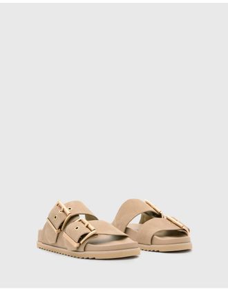 AllSaints Sian - Sandales en cuir - Sable-Marron