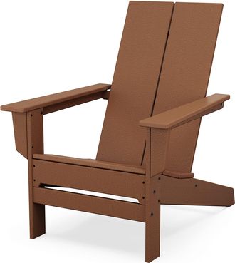 POLYWOOD Moderner Adirondack-Stuhl aus Teakholz