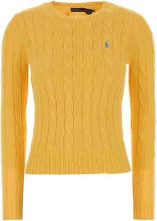 Polo Ralph Lauren Femme, Pulls, Jaune, Taille: 42 FR Pulls &agrave; col rond