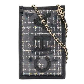 Chanel Pre-owned Vintage Pochette Sac Bandouli&egrave;re - Femme - Pre-owned - Noir - Taille: ONE Size