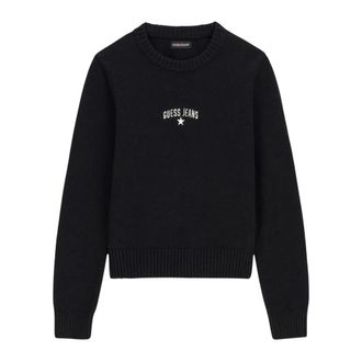 Guess Pull brod&eacute; J Star - Femme - Pulls - Noir - Taille: 44 FR