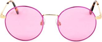 Web Eyewear Femme, Accessoires, Jaune, Taille: ONE Size We0254-32S Lunettes de soleil