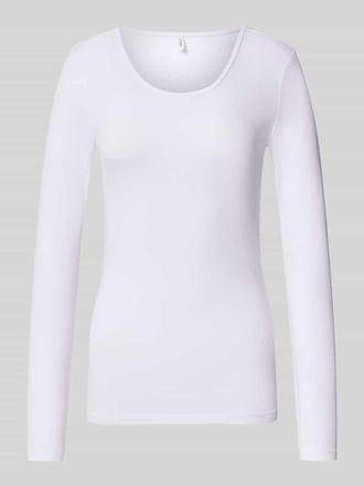 Only Modern Fit T-Shirt aus Baumwoll-Mix Modell LIVE LOVE