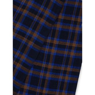 Saison 1865 Foulard à carreaux en laine vierge