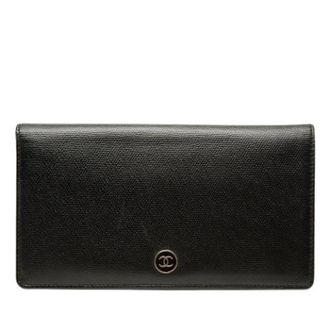 Chanel Pre-owned Long Wallet - - Pre-owned - Damen - Schwarzk - ONE SIZE