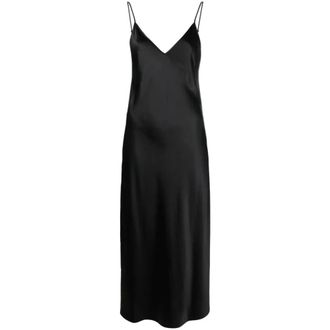 Joseph Clea Kleid - Seidensatin - - Dresses - Damen - Schwarzk - 2XL