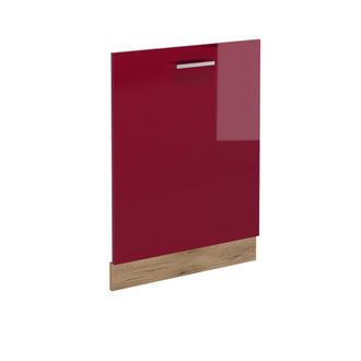 Vicco Frontblende R-Line, Rot Hochglanz, 60 cm ohne Arbeitsplatte
