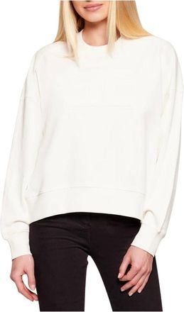 Elisabetta Franchi Femme, Sweatshirts et sweats &agrave; capuche, Blanc, Taille: 42 FR Elisabetta Franchi Suits Ivory