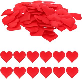 BESPORTBLE WEKADRIN 500 St&uuml;ck Romantische Herz-konfetti Rot Valentinstag Tischdeko Umweltfreundliche Schwamm-herzornamente f&uuml;r Hochzeit Jubil&auml;um Party Vielseitig