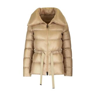 Herno Figurbetonte Jacke mit Tunnelzug in der Taille - - Jackets - Damen - Braun - 2XL