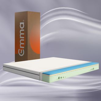 Emma One+ Matratze 180x200 H2 Mittelfest - Kühlende & atmungsaktive 3-Zonen-Schaummatratze - Ergonomisch, Klimaregulierend & Waschbarer Bezug - Für alle Sc