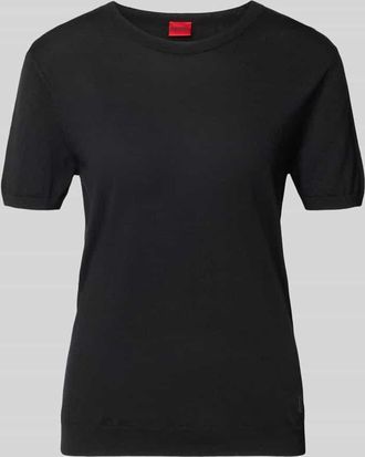 HUGO BOSS Regular Fit Pullover aus Schurwoll-Mix Modell SESSINAK