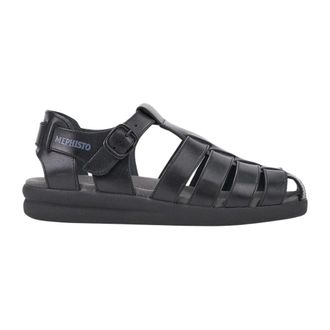 Mephisto Stylische Herrensandale - - Shoes - Herren - Schwarzk - 40 EU