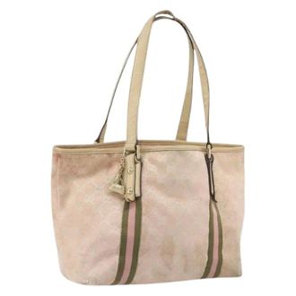 Gucci Sac cabas Pre-owned en toile - Femme - Pre-owned - Rose - Taille: ONE Size