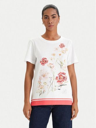 Luisa Spagnoli T-Shirt Belle 543280 Wei&szlig; Regular Fit