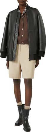 Weekend by Max Mara Cotton-Blend Rib-Knit Gilet - Brown