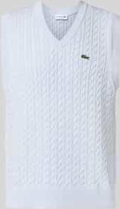 Lacoste Regular Fit Pullunder aus Baumwoll-Mix