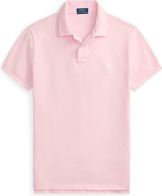Ralph Lauren Piqu&eacute;-Poloshirt mit Logo-Stickerei, Custom Slim Fit in