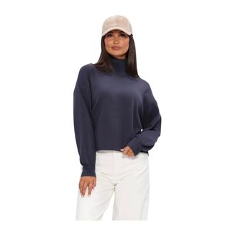 Moss Copenhagen Damen, Strickwaren, Blau, M/LGr&ouml;&szlig;e