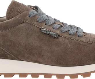 Brunello Cucinelli Suede Runner Sneaker - Brown