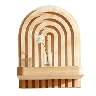 Generico Wandregale, Organizer aus Holz, platzsparend, schwebend, f&uuml;r Raumdekoration, f&uuml;r Wohnzimmer, K&uuml;che, Pflanzen, Blumentopf, Buch f&uuml;r Fotos, Parf&uuml;m