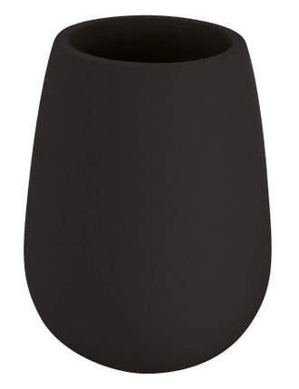 Kleine Wolke Zahnputzbecher Drip, Accessoires, Farbe Schwarz, Material: Polyresin