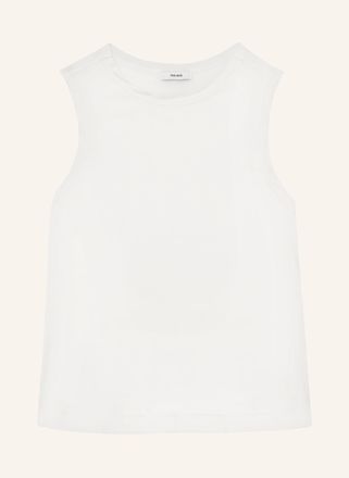 Reiss Reiss Blusentop Rian Im Materialmix Mit Seide weiss