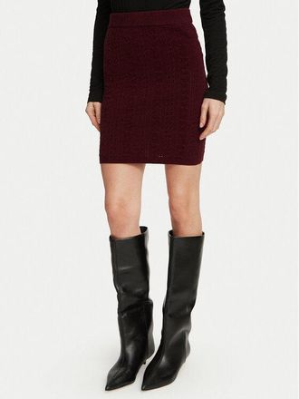 Guess Minirock W6BD12 Z1442 Dunkelrot Regular Fit
