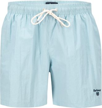 Barbour Herren Badeshorts blau Mikrofaser unifarben
